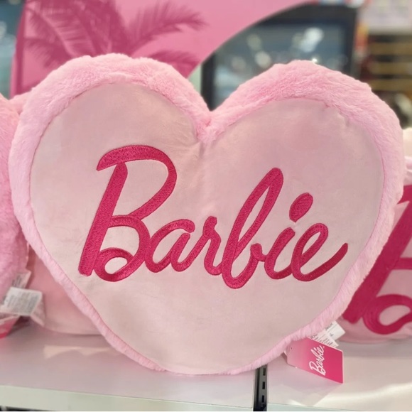 Barbie | Accents | Barbie X Miniso Pink Heart Pillow | Poshmark